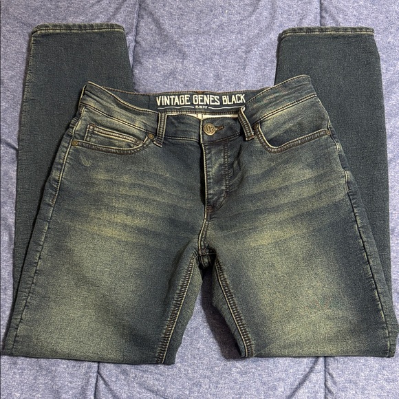 Vintage Genes Black | Jeans | Vintage Genes Black Denim Slim Fit Jeans ...